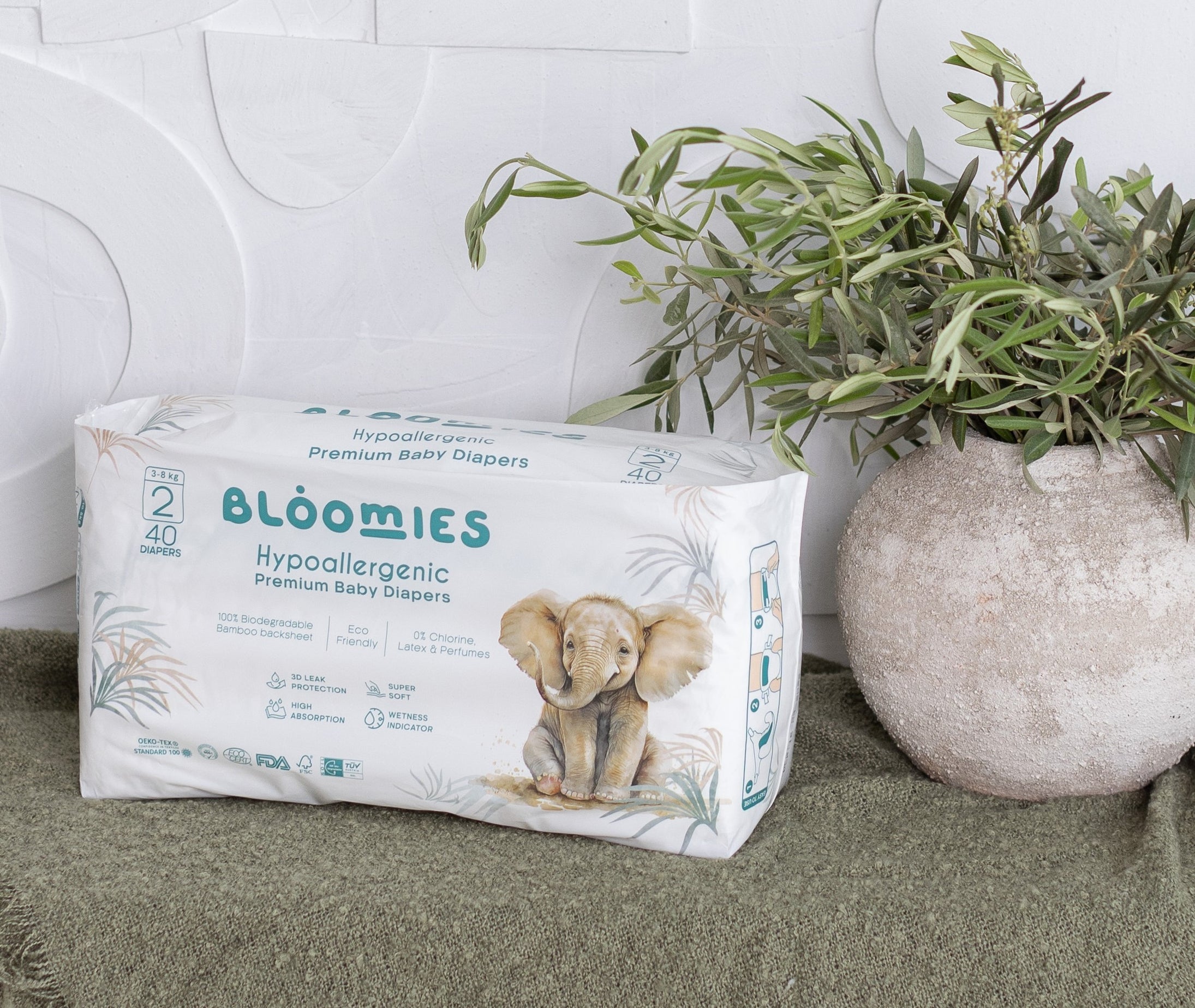 Bloomies Baby Diapers - Size 2 (Baby 3-8kg) — ItsHerWay.com