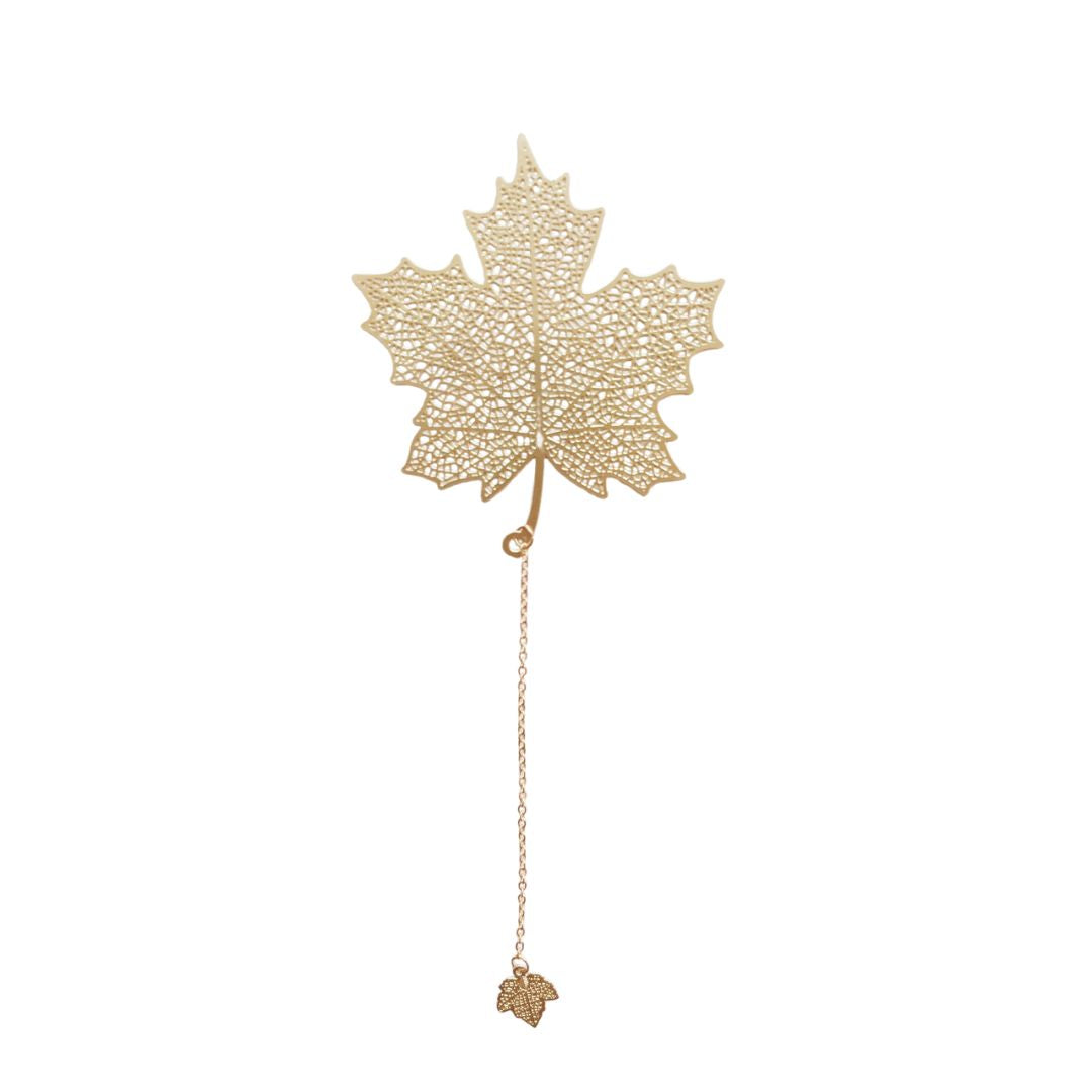 🍁 Maple Leaf-Shaped Bookmark by ItsHerWay — ItsHerWay.com