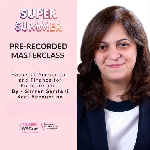 Basics of Accounting and Finance for Entrepreneurs - by Simran Samtani ...