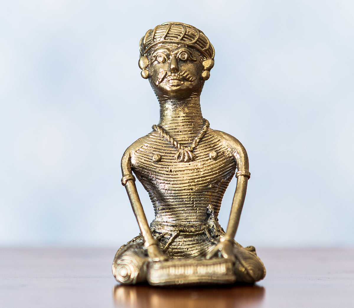 Authentic Dokra Art From Odisha - Three Musician Set of 3 — ItsHerWay.com